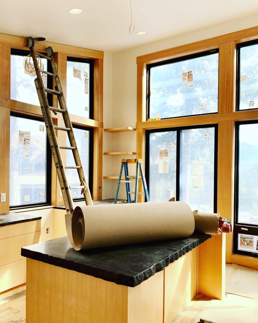 Vertical grain clear trim…I’m excited for a new look! | Whitefish ...